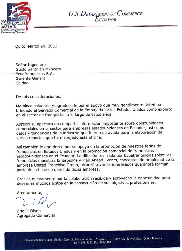 EJEMPLOS DE como hacer CARTA FORMAL EN ESTADOS UNIDOS