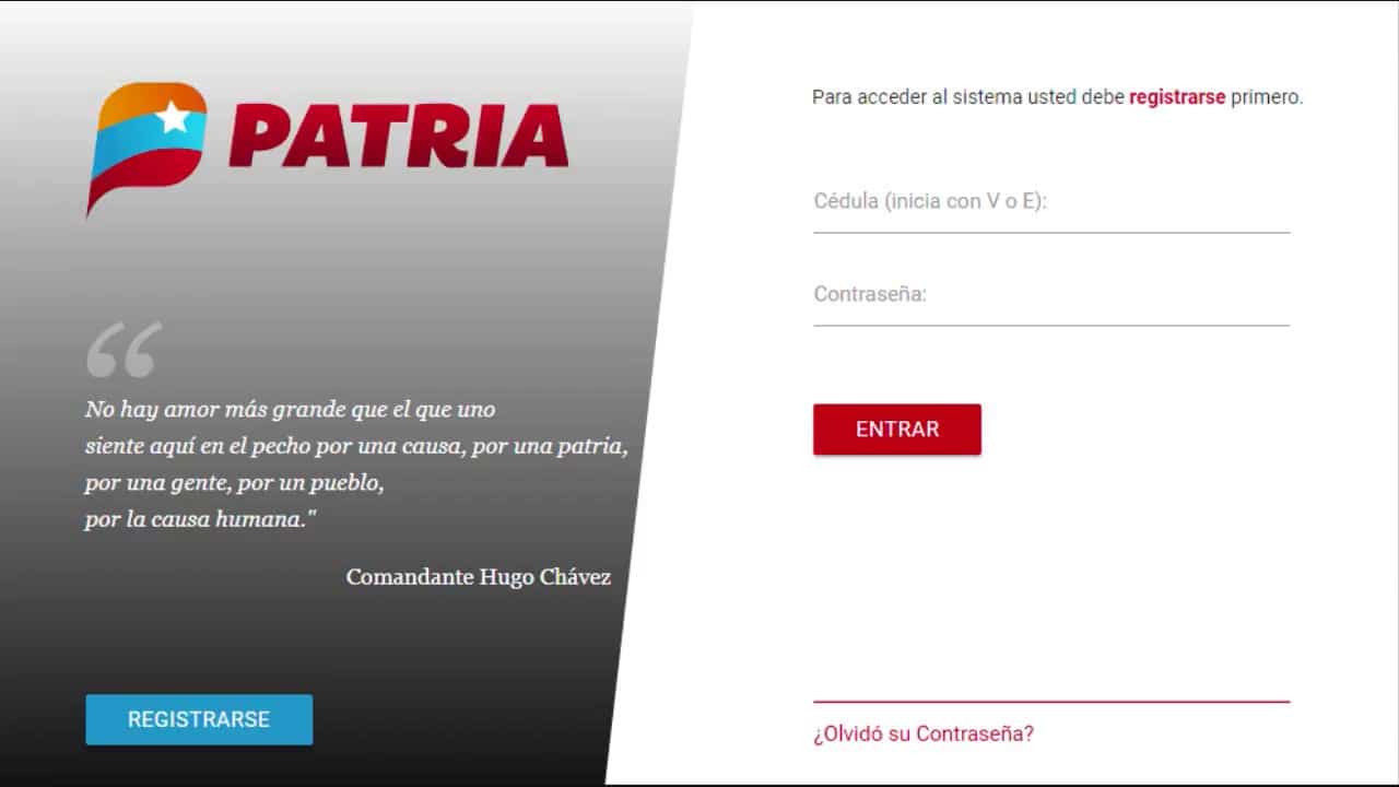 CONSULTA DEL CARNET DE LA PATRIA Y MONEDERO PATRIA