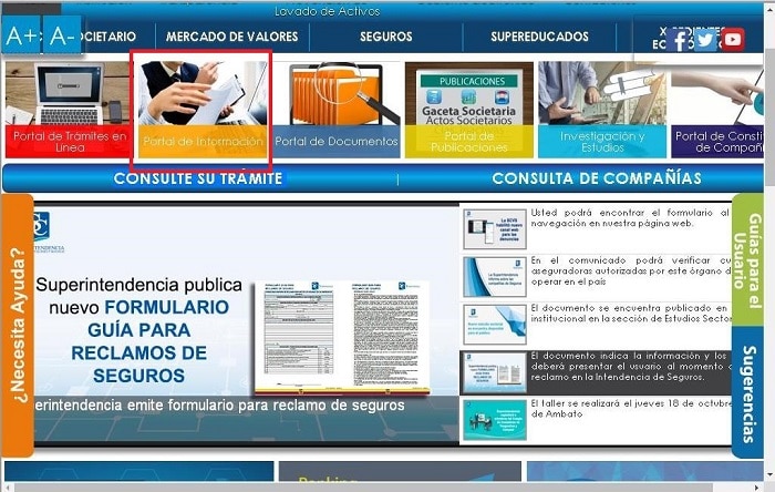 ¿CÓMO HACER UNA CONSULTA DE COMPAÑÍAS EN SUPERCIAS?"